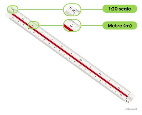 Drawing and Measuring With a Triangular Ruler | Alloprof