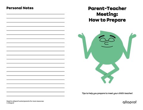 A Preparation Guide to Stress-Free Parent-Teacher Meetings | Alloprof