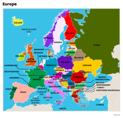 The Continents | Secondaire | Alloprof