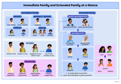 Family & Relatives – Vocabulary | Alloprof