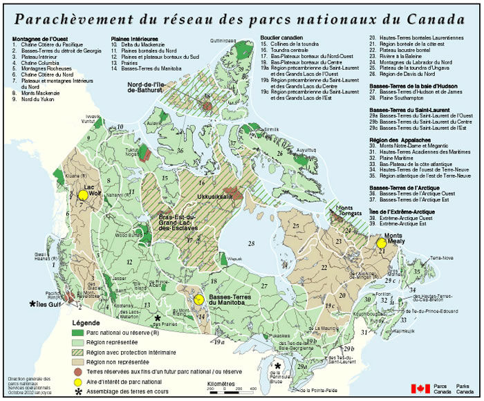 Les parcs naturels du Canada et du Québec | Alloprof