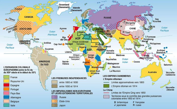 European Colonization of New Territories in the 19th century (Advanced ...