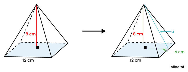 The Area of Pyramids | Secondaire | Alloprof