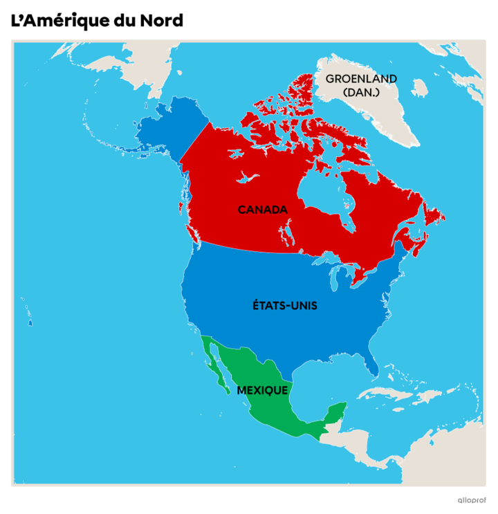 Les continents | Secondaire | Alloprof
