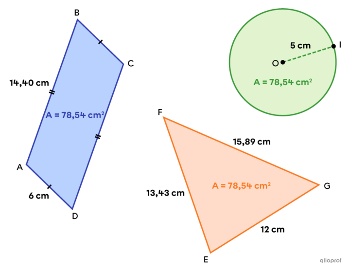 Les figures équivalentes | Secondaire | Alloprof