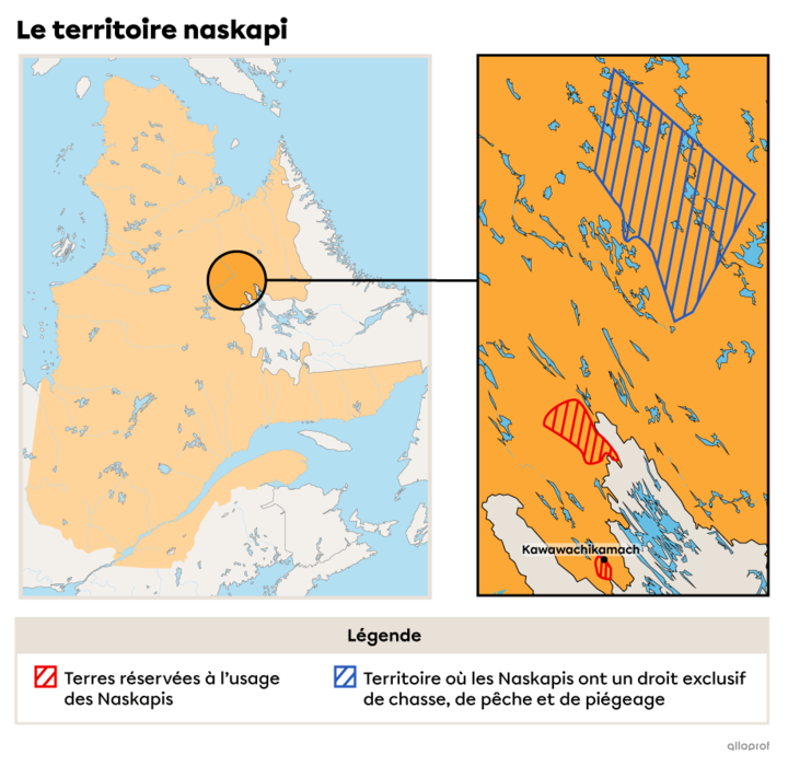 Le territoire des Naskapis du Québec | Secondaire | Alloprof