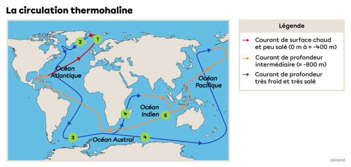La circulation océanique | Secondaire | Alloprof