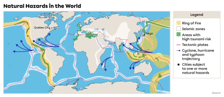 The Characteristics of a City Subject to Natural Hazards | Secondaire ...