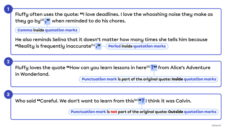 Punctuation—Quotation Marks (“ ”) | Alloprof