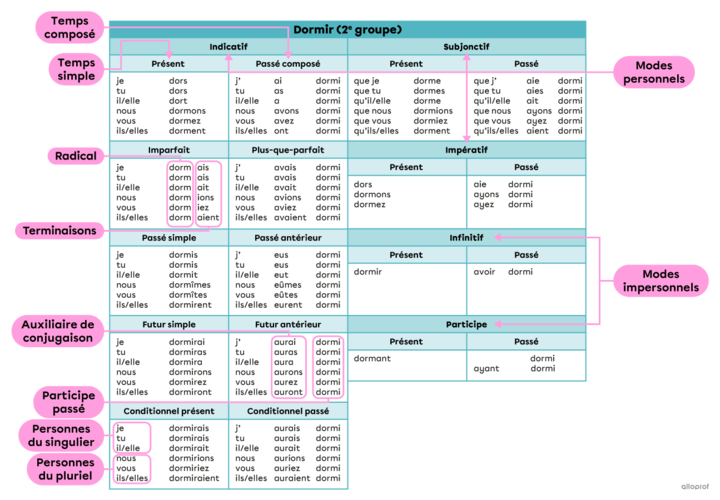 La conjugaison | Alloprof