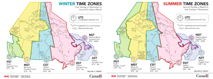 Time Zones | Secondaire | Alloprof