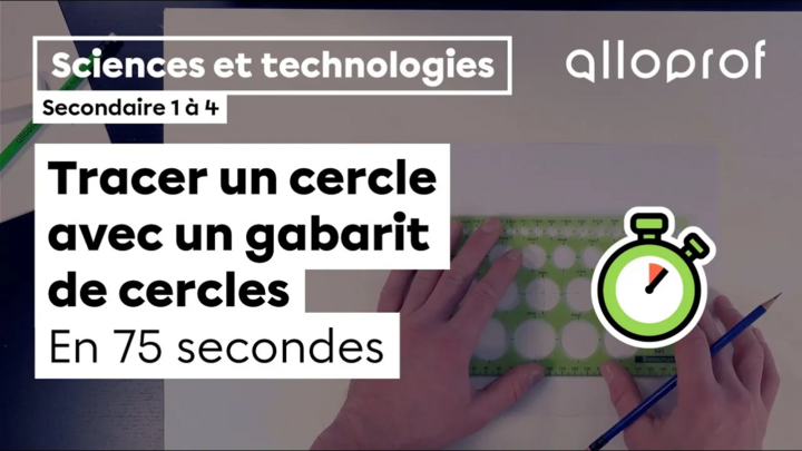 Tracer un cercle ou une courbe | Alloprof